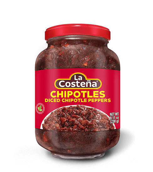 trocitos de chipotles adobados