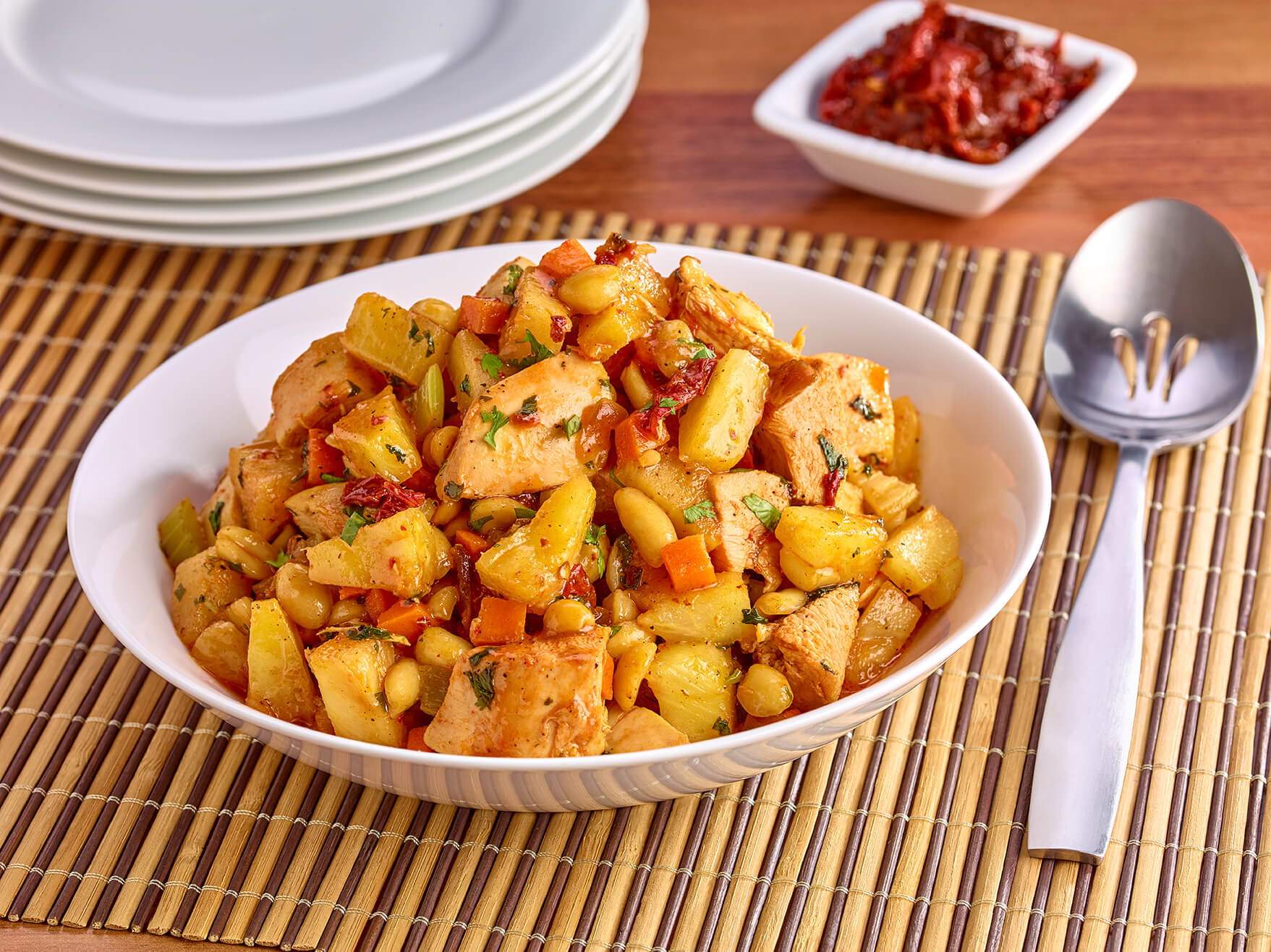 Pollo a la piña con chipotle - Recetas | La Costeña®